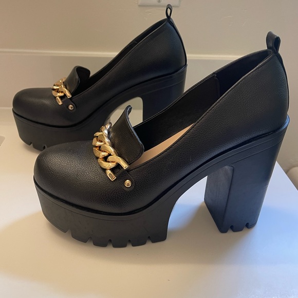 Shoes | Chunky Platform Heels | Poshmark